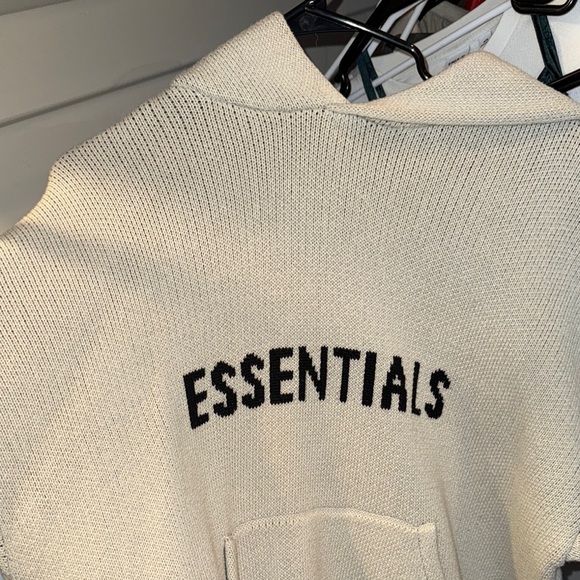 Essentials | Sweaters | Fear Of God Essentials Womens Cream Knit ...